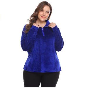 Sweaters | Blue Velvet Pullover | Poshmark